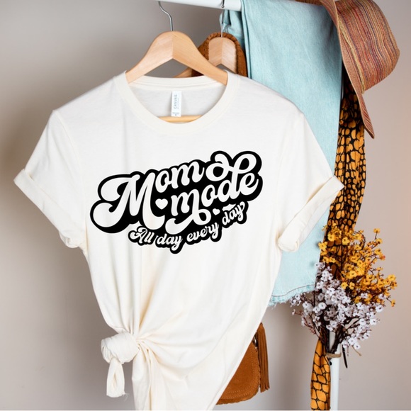 Gildan | Tops | Mom Mode Tshirt | Poshmark